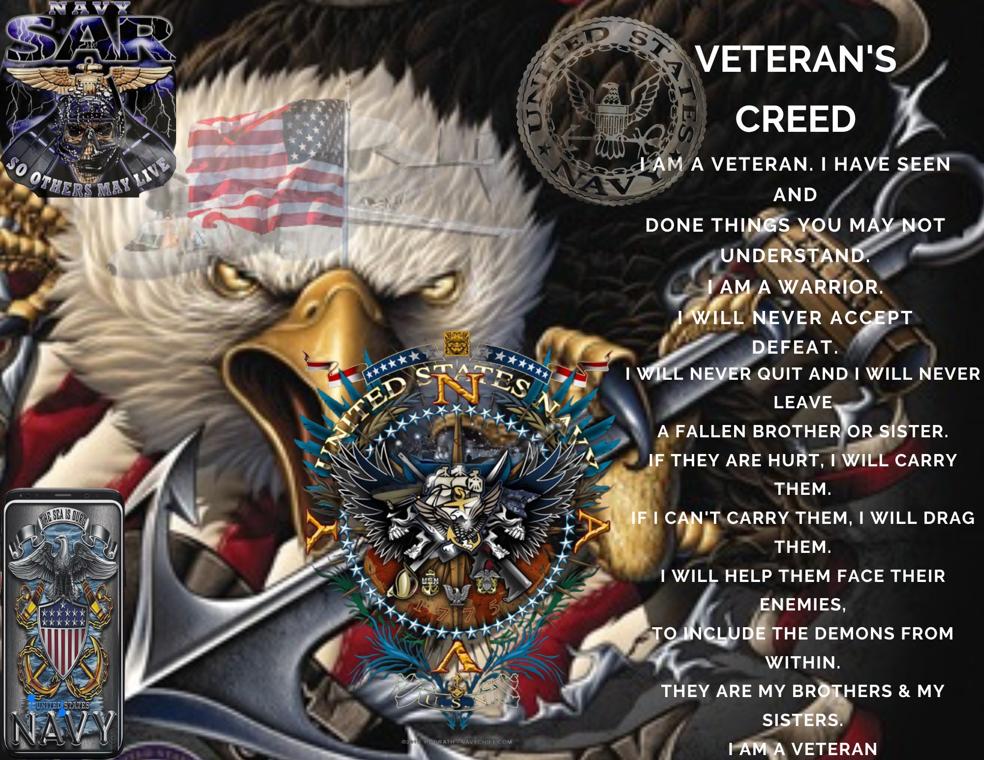 Veterans Creed Sublimation Design (digital Download) - Etsy