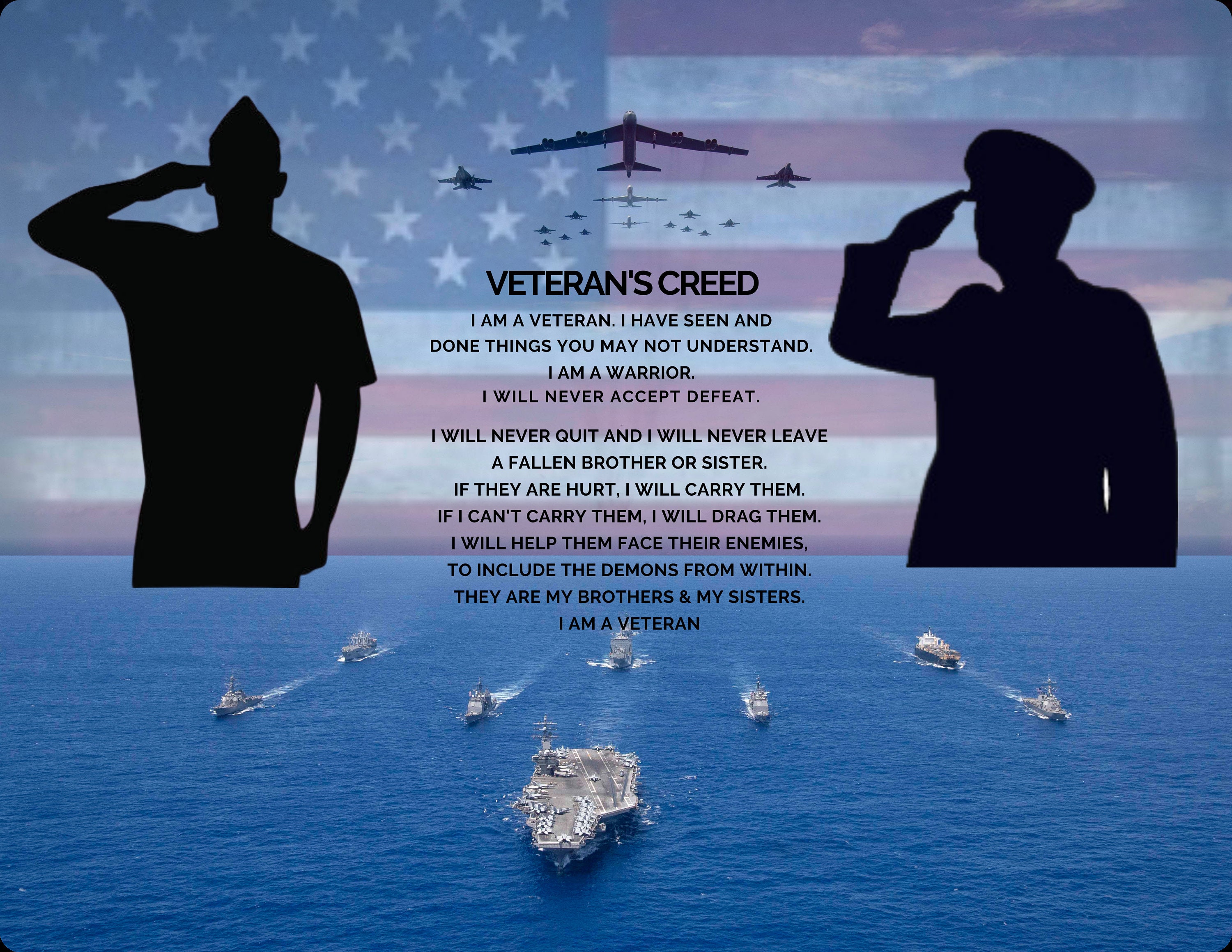 Veterans Creed, Navy, Png,digital Download,sublimation Design - Etsy