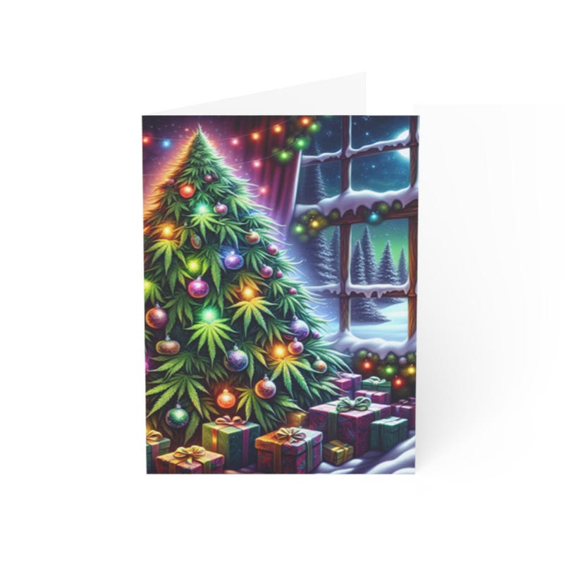 Christmas Cannabis - Etsy