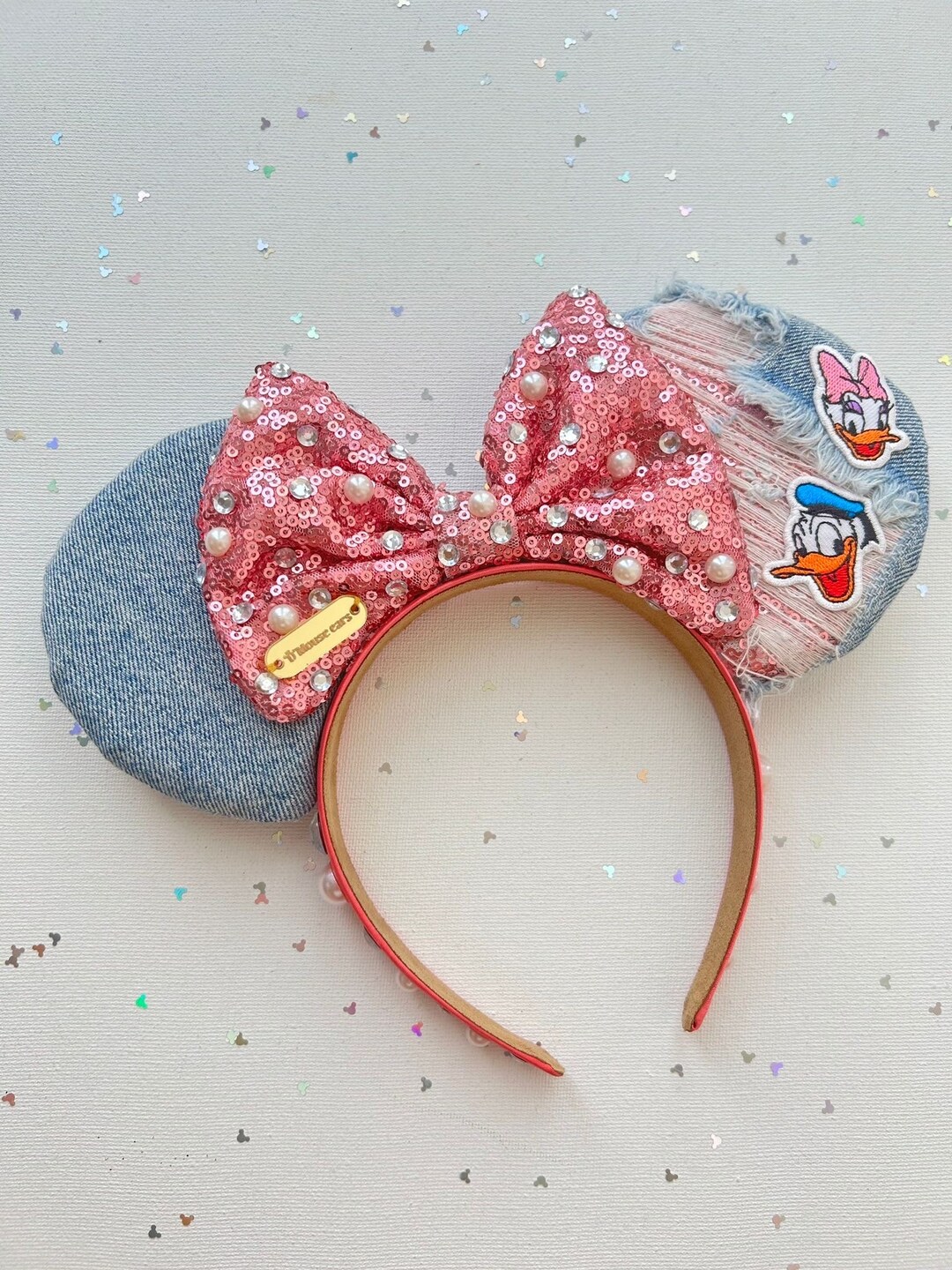 Daisy and Donald Denim Mouse Ears - Etsy