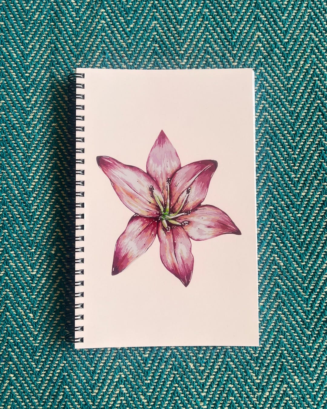 Light Pink Spiral Notebook | Cute Aesthetic Journal for Notes & Ideas ...