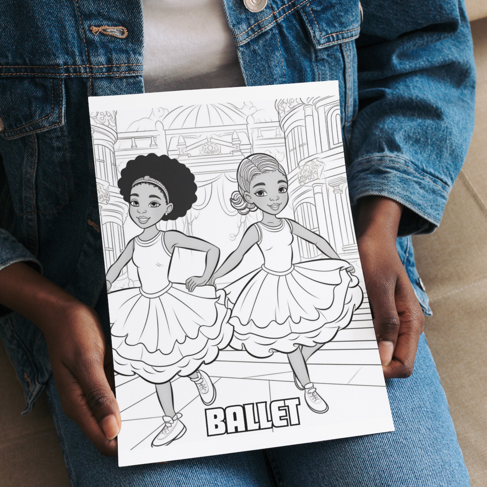 African American Kid Dancers Coloring Bundle Dance Dreams 10 Pages of ...