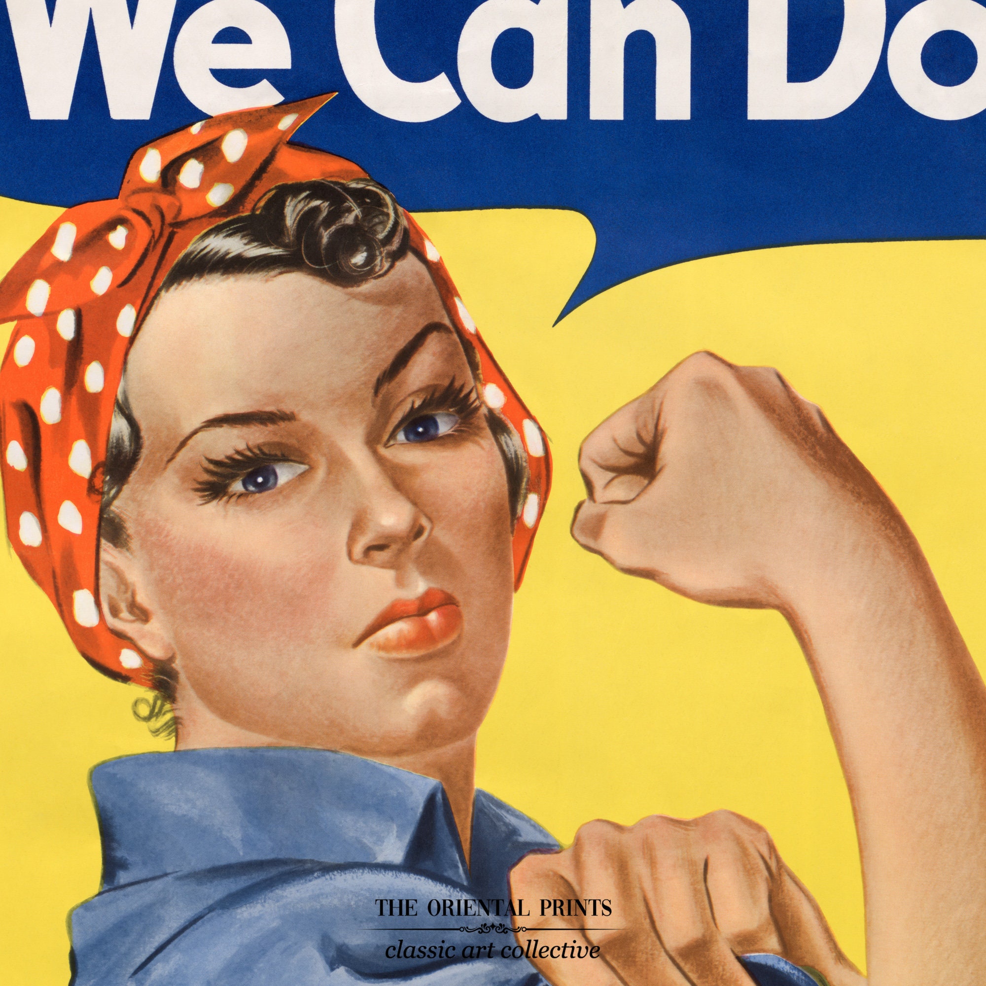 We Can Do It Poster Print | Vintage Iconic Feminist Poster Art ...