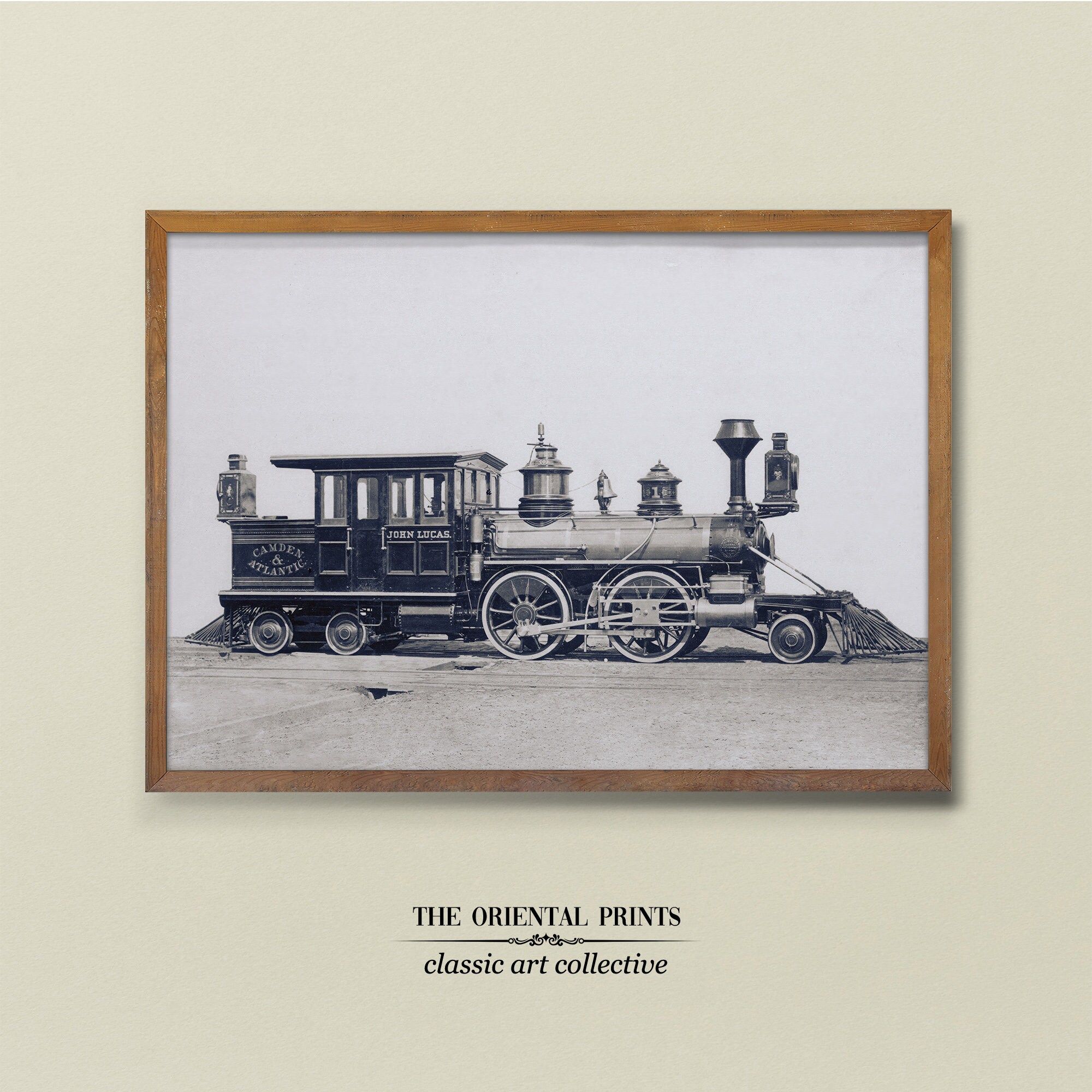 Steam Locomotive Poster | Vintage Wall Art | Downloadable Prints ...