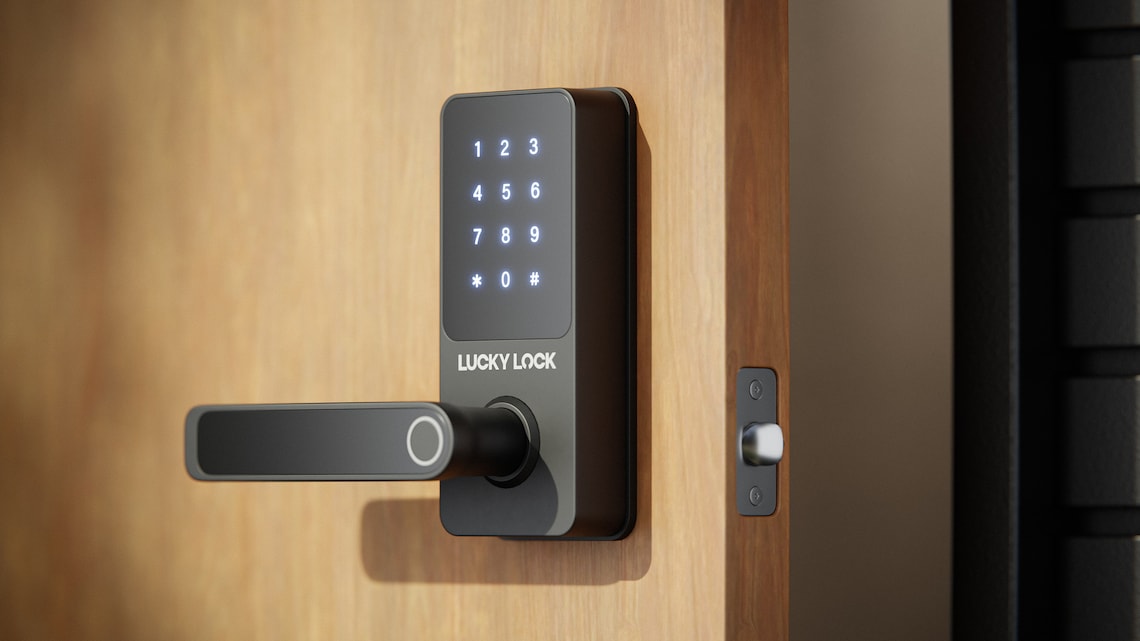 Lucky Lock 6-in-1 Fingerprint Smart Lock - Etsy