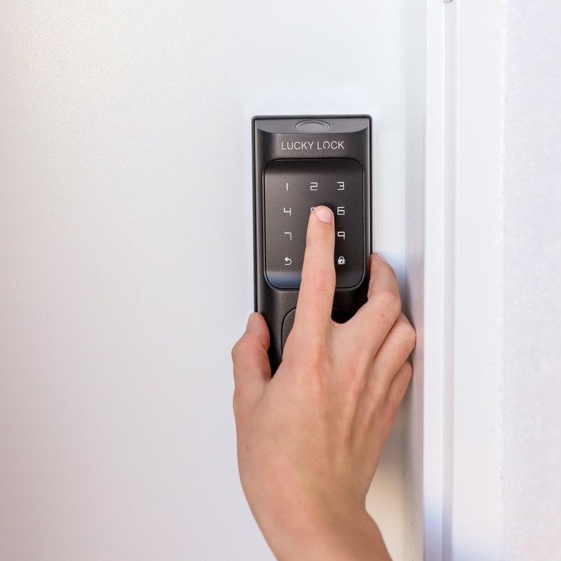 Lucky Lock Smart Fingerprint Deadbolt Touch D1 - Etsy