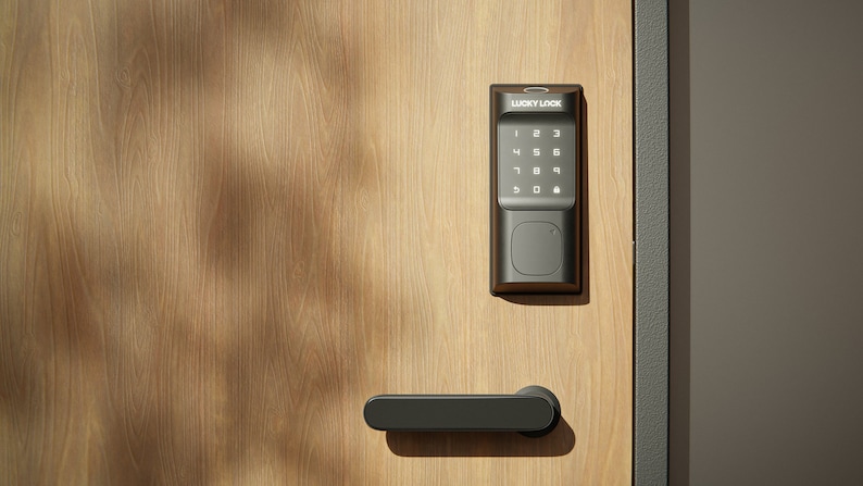 Lucky Lock Smart Fingerprint Deadbolt Touch D1 - Etsy