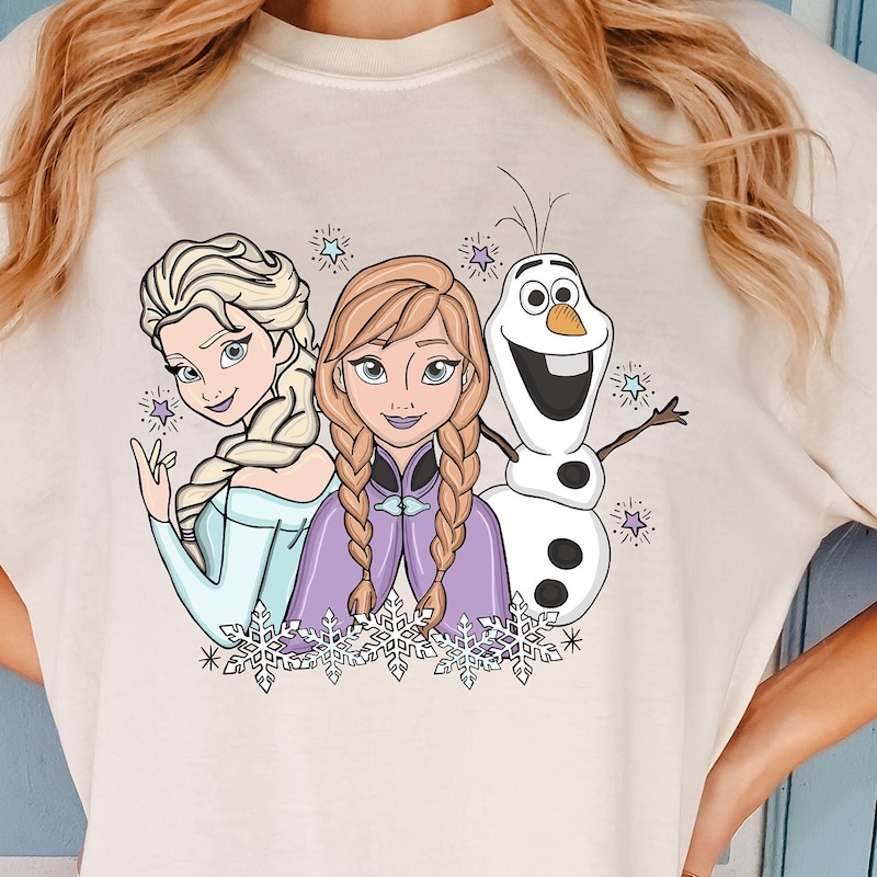 Frozen Tshirt - Etsy