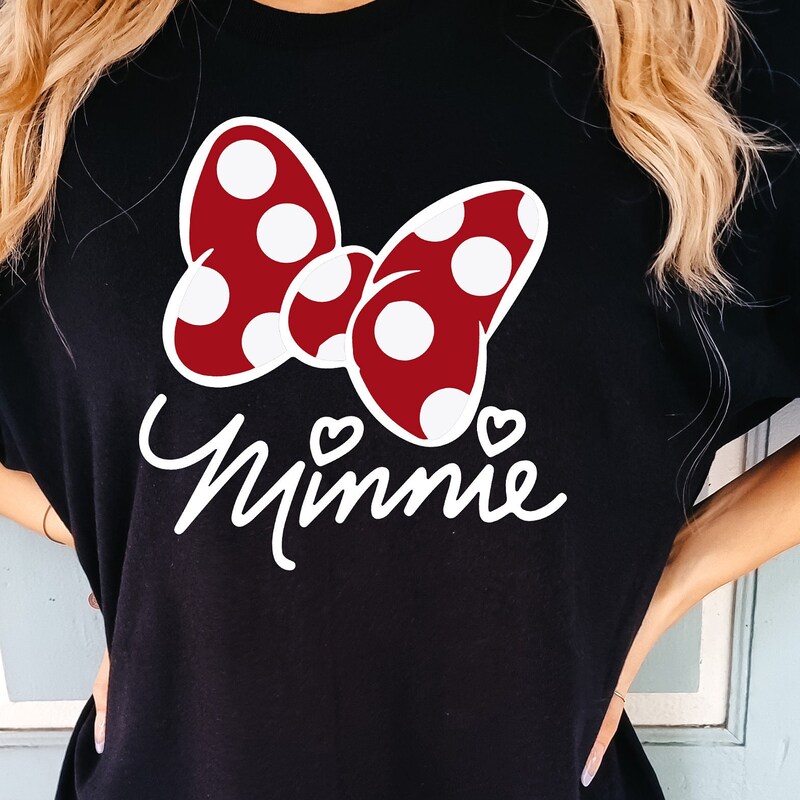 Minnie Mouse Tshirt for Girl - Etsy