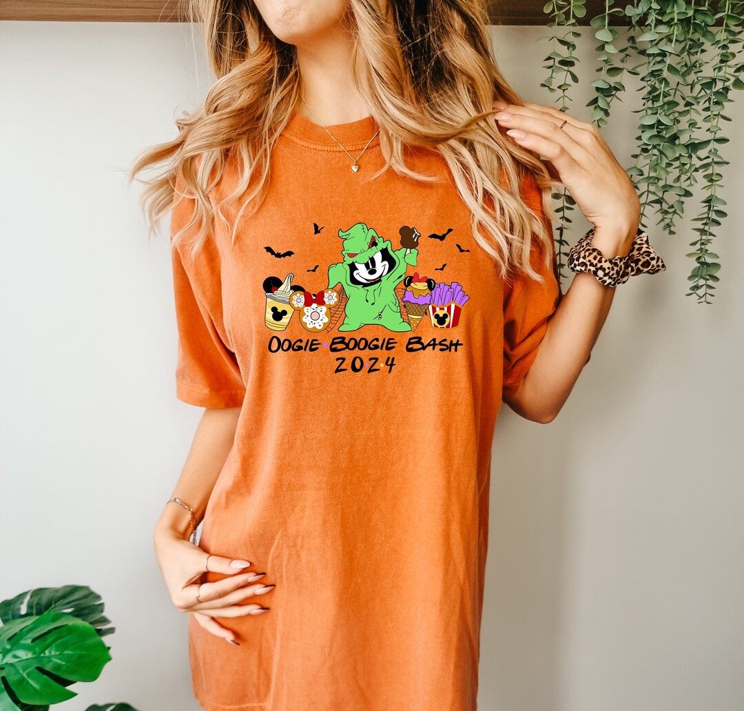 Oogie Boogie Bash 2024 Mickey Mouse Cosplay Shirt, Not so Scary Disney ...