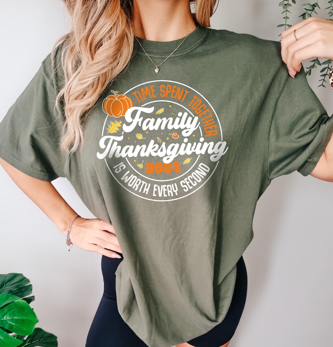 Thanksgiving Family Shirt, Family Thanksgiving 2024 Tee, Family Dinner ...