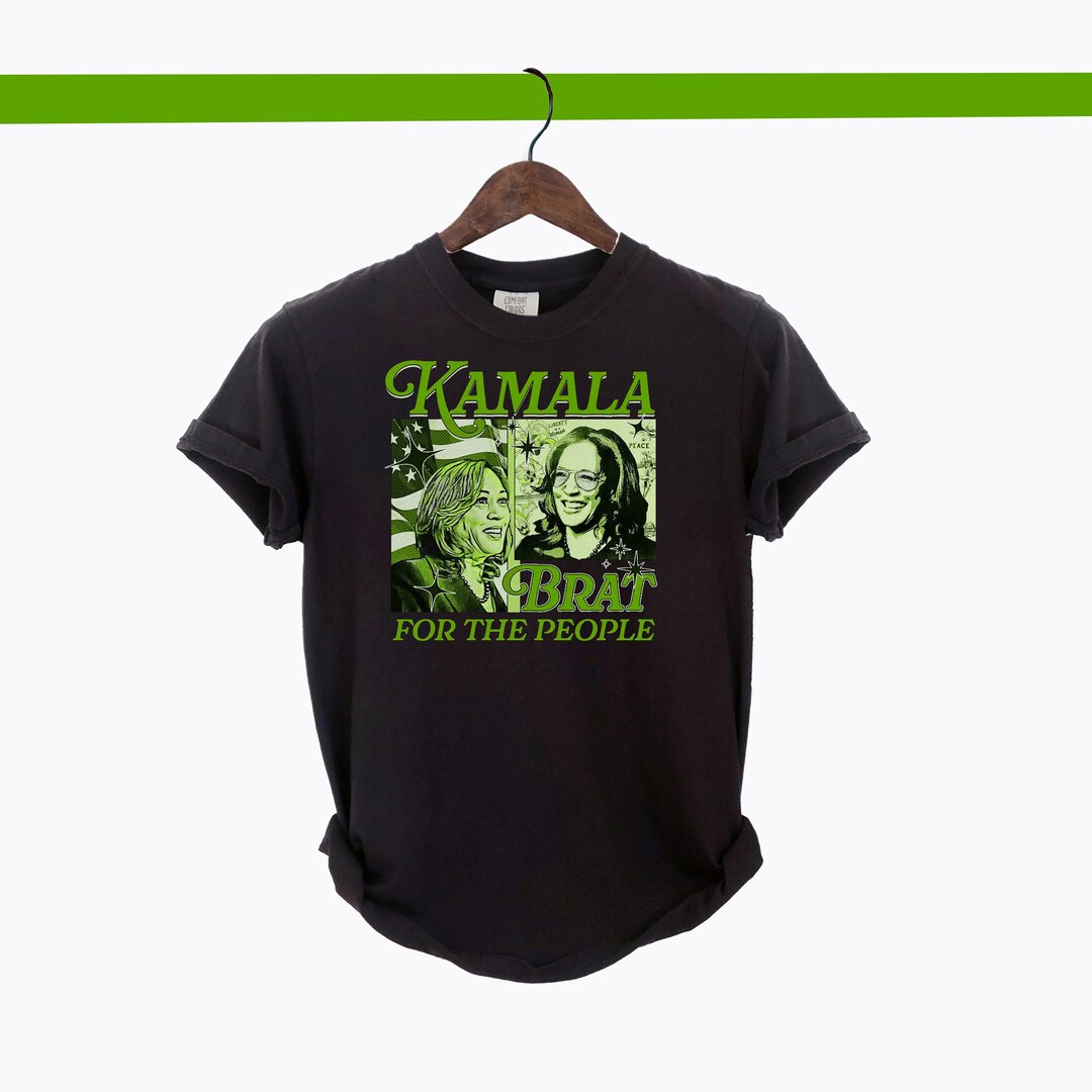 Kamala Brat Comic Shirt, Kamala Harris for President 2024 Shirts ...