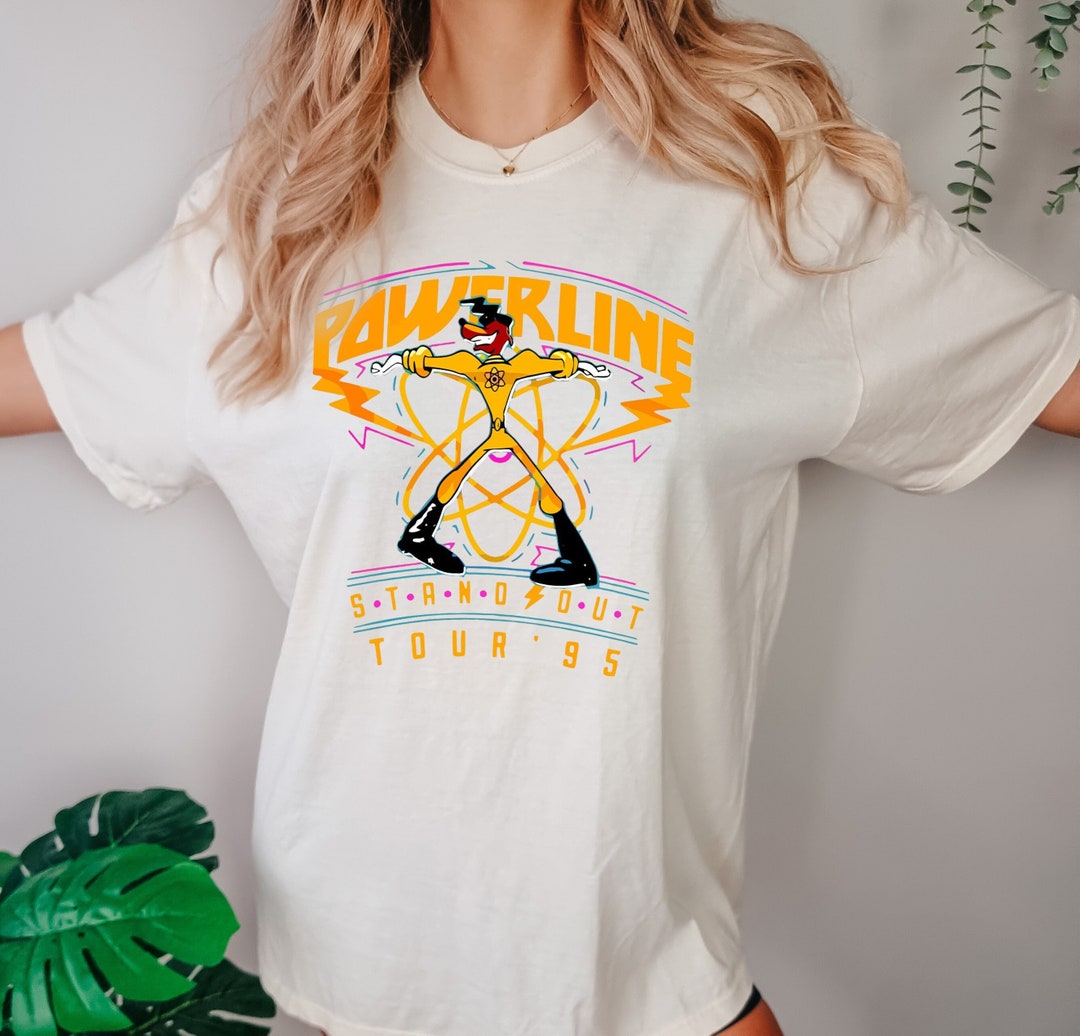 Retro Disney Goofy Powerline Stand Out Tour 95 Shirt, Max Goofy Roxanne ...