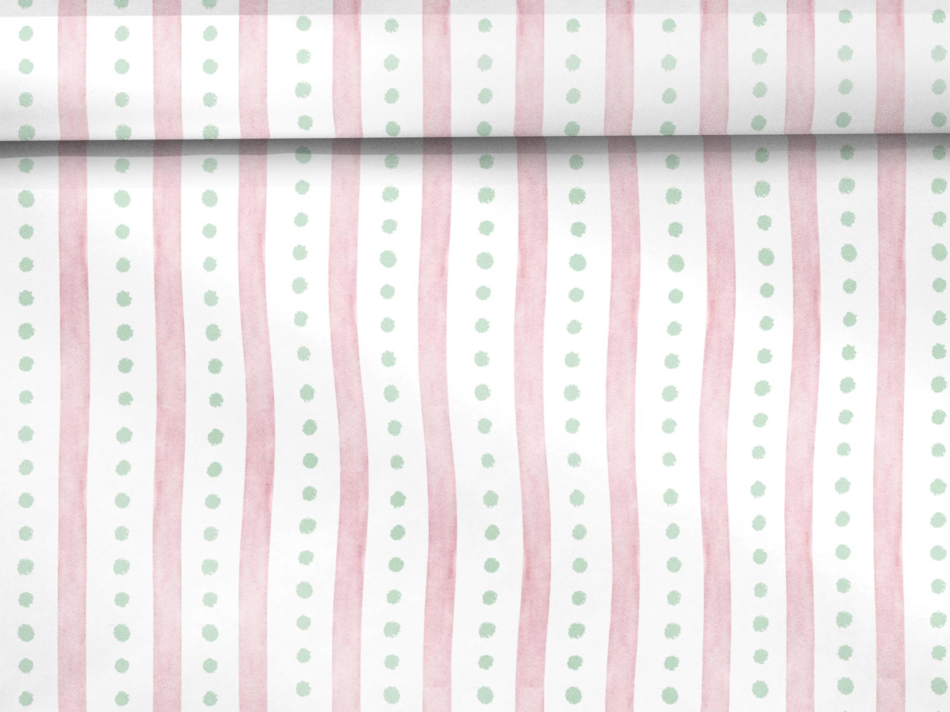 Watercolor Pastel Wrapping Paper: Striped & Spotted Gift Wrap - Etsy