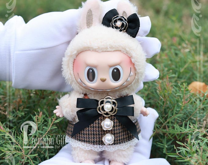 Handmade 100% Labubu Luxury Clothes Bag Outfit, Labubu Clothes 17cm ...