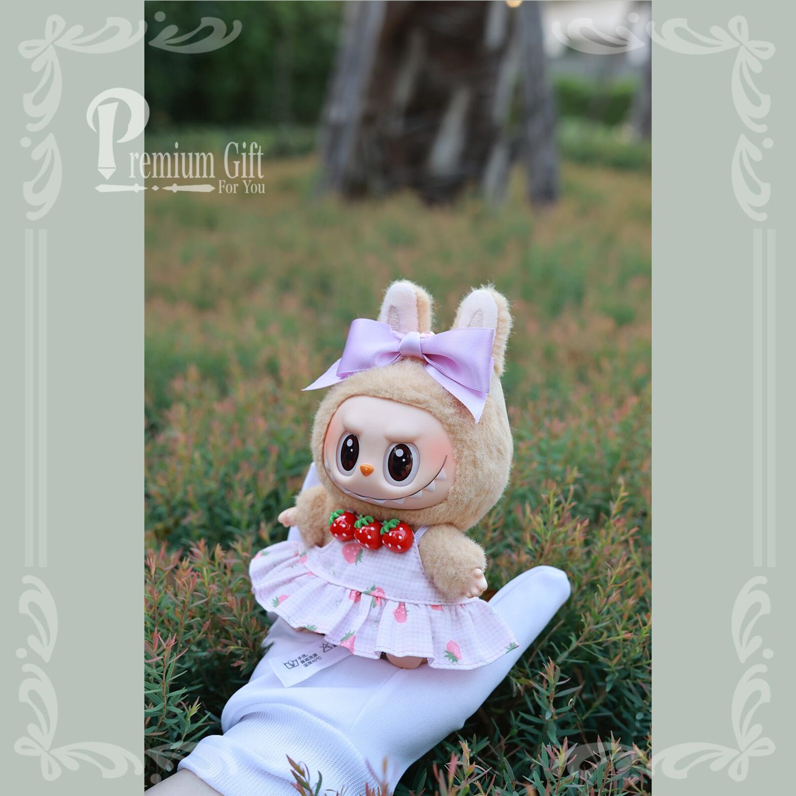 Ready for Shipment Labubu Purple Dress Clothes Cheap, Labubu Outfit ...