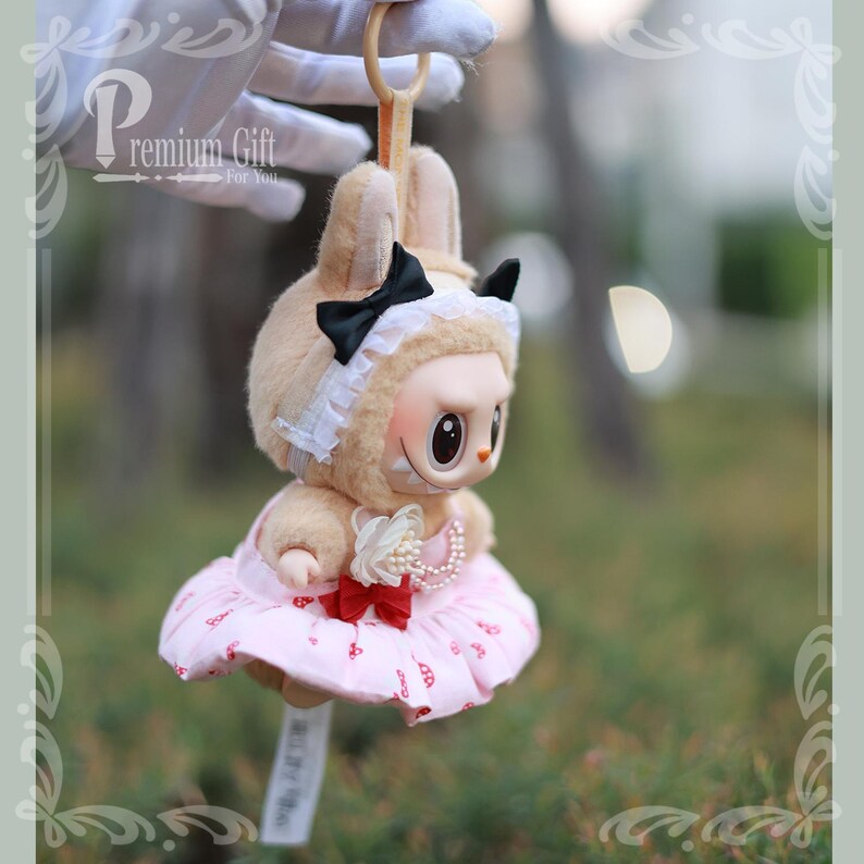 Last 1 Not Restock Labubu Pink Dress, Spring Crafts for Kids, Labubu ...