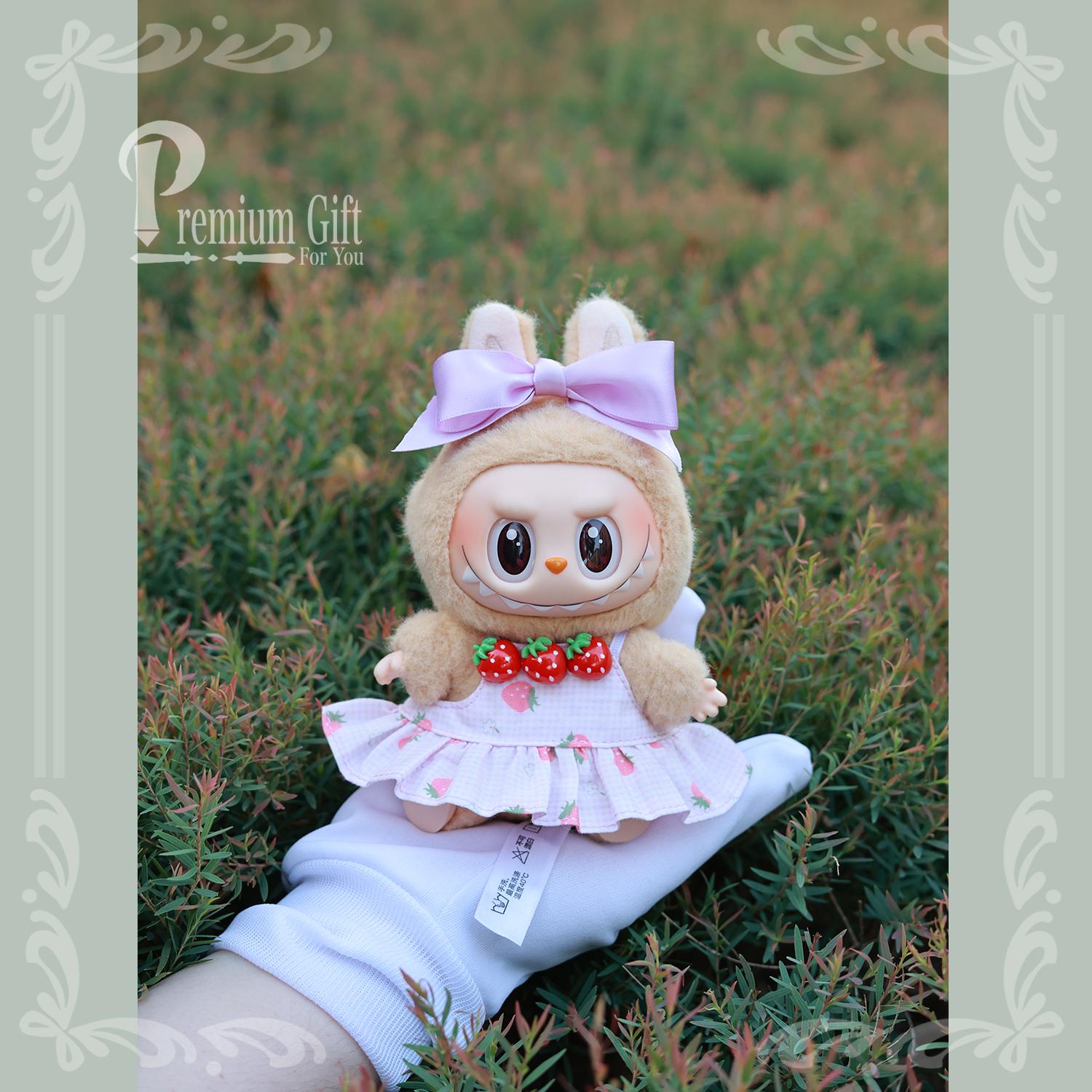 Ready for Shipment Labubu Purple Dress Clothes Cheap, Labubu Outfit ...