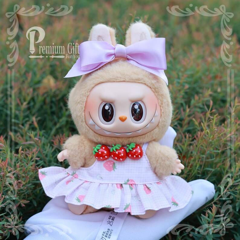 Ready for Shipment Labubu Purple Dress Clothes Cheap, Labubu Outfit ...