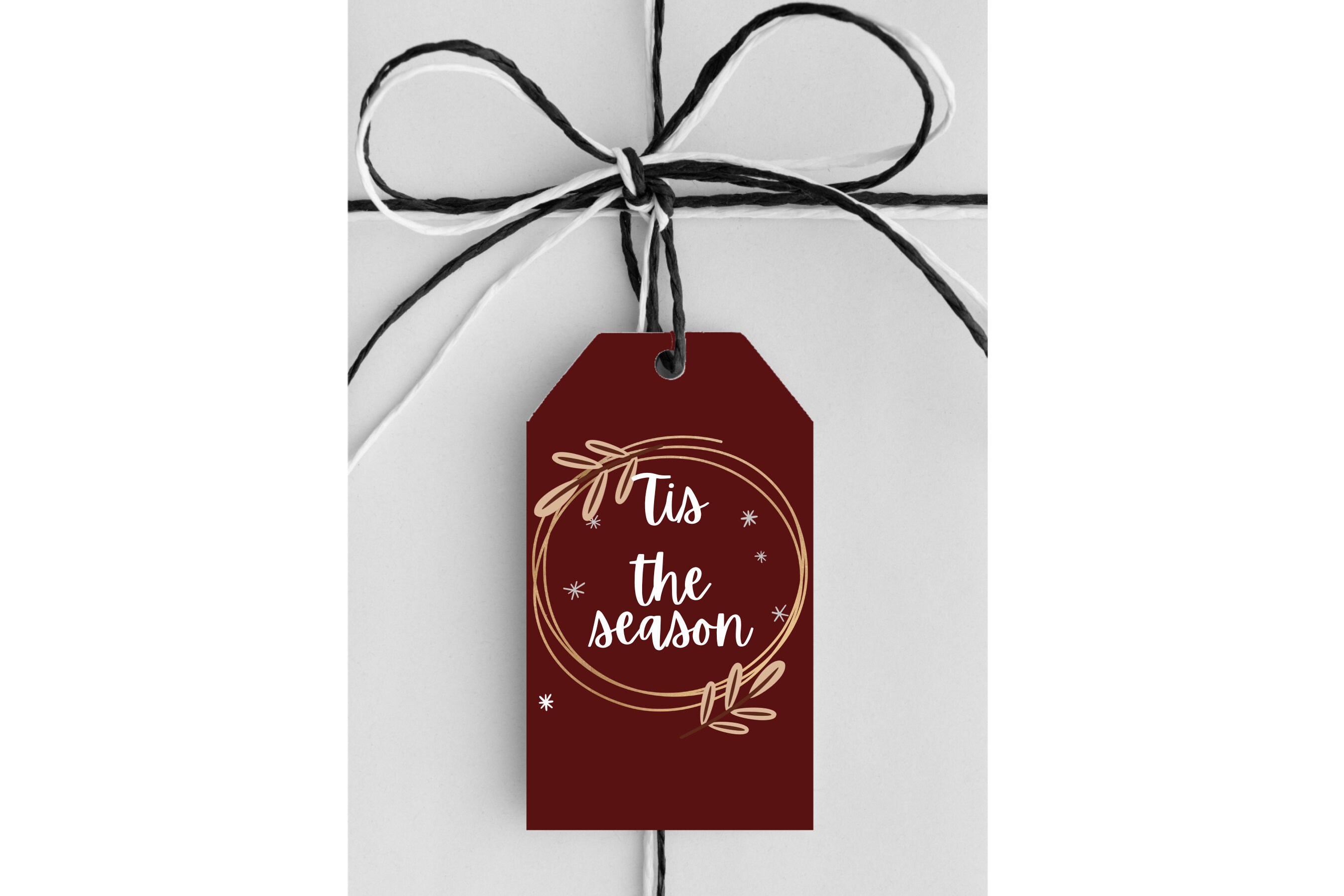 Boho Christmas Gift Tag Bundle Set of 9 Printable Christmas - Etsy