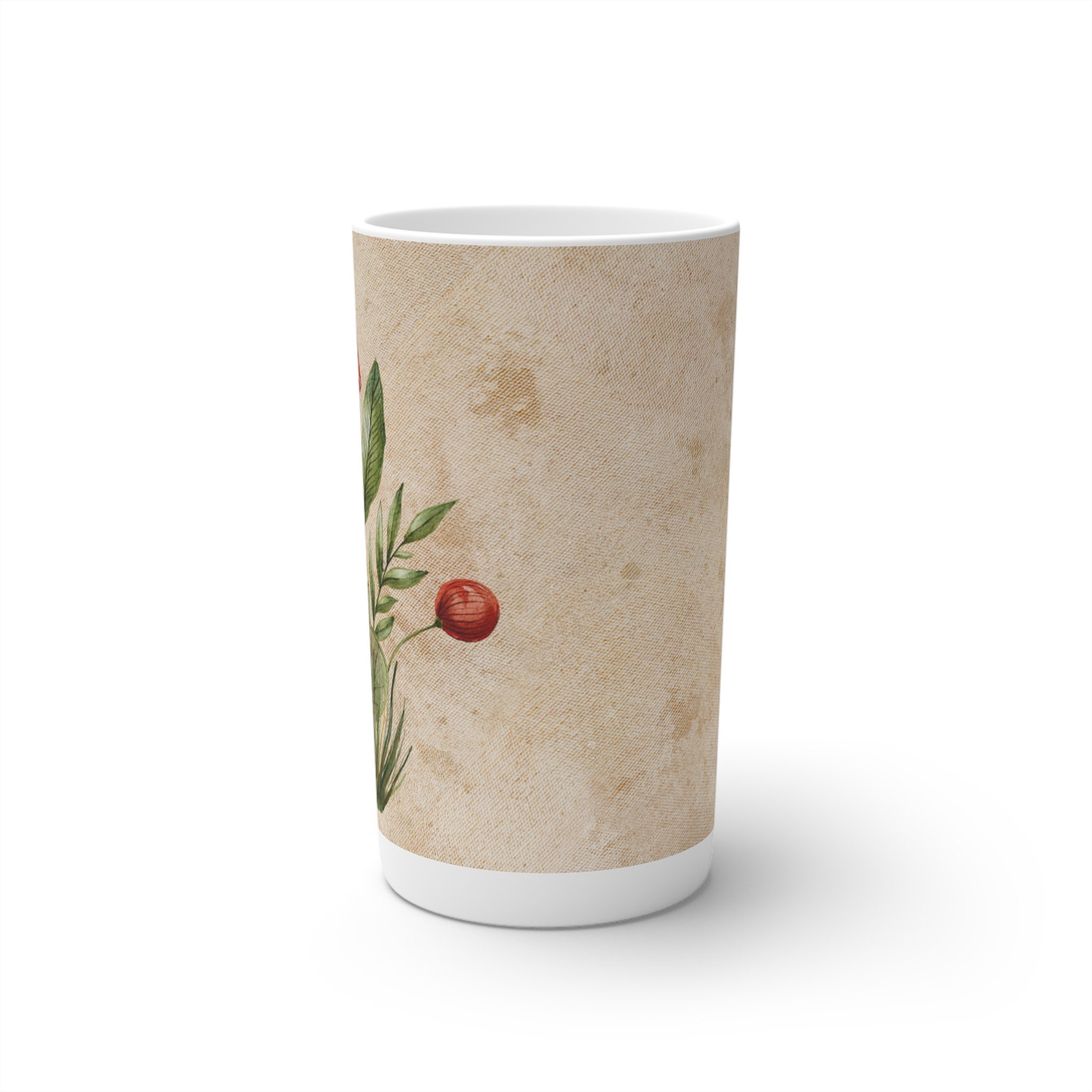 Single Red Mushroom Conical Coffee Mugs 3oz, 8oz, 12oz - Etsy