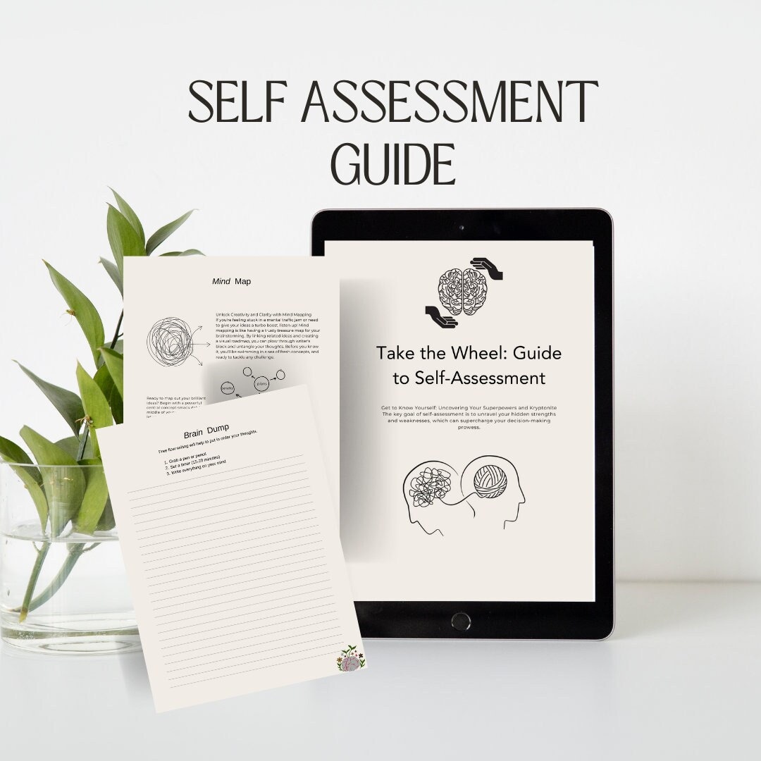 Self Assessment Worksheet; Wheel of Life (printable PDF Templates) - Etsy