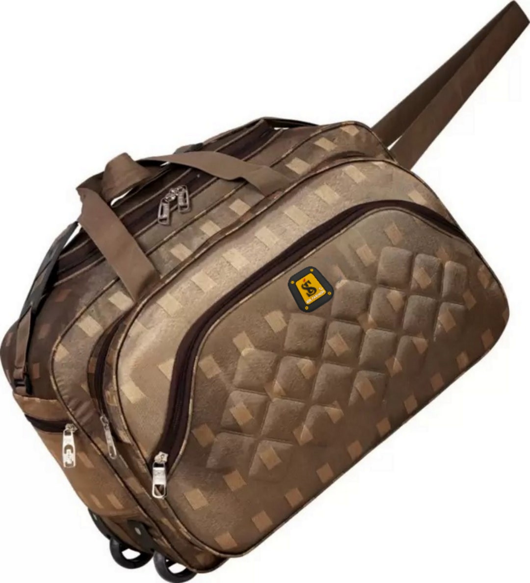 45 L Hand Duffel Bag Stylish Travel Duffel Luggage Bag With Tow Wheel ...