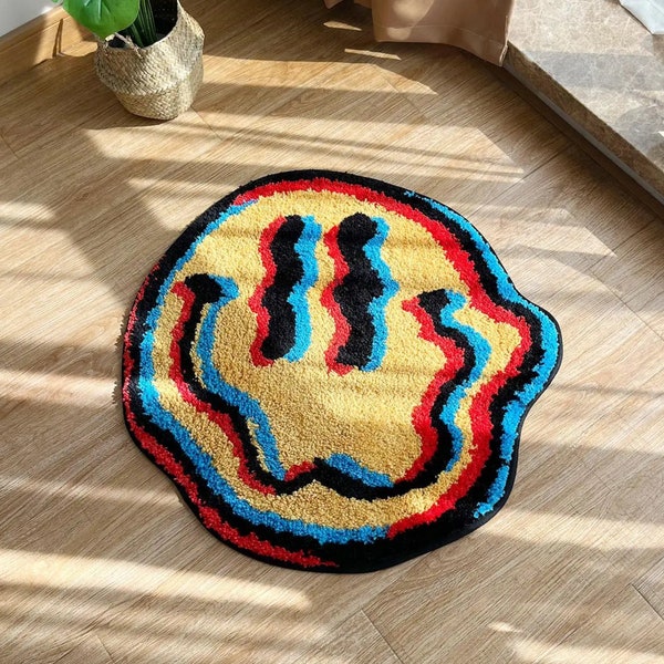 Trippy Rug - Etsy