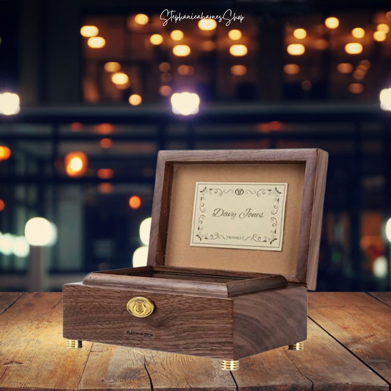 Wooden Music Box Rhymes High-end Collectible Musical Boxs Gifts 30 Note ...