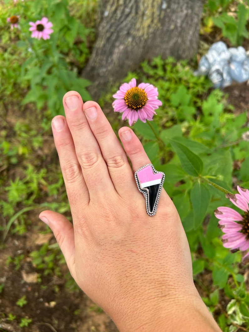 Lightning Bolt Ring - Etsy
