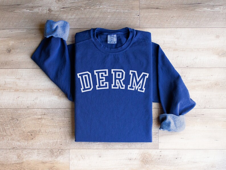 Derm Sweatshirt Dermatology Sweatshirt Dermatology Shirt - Etsy