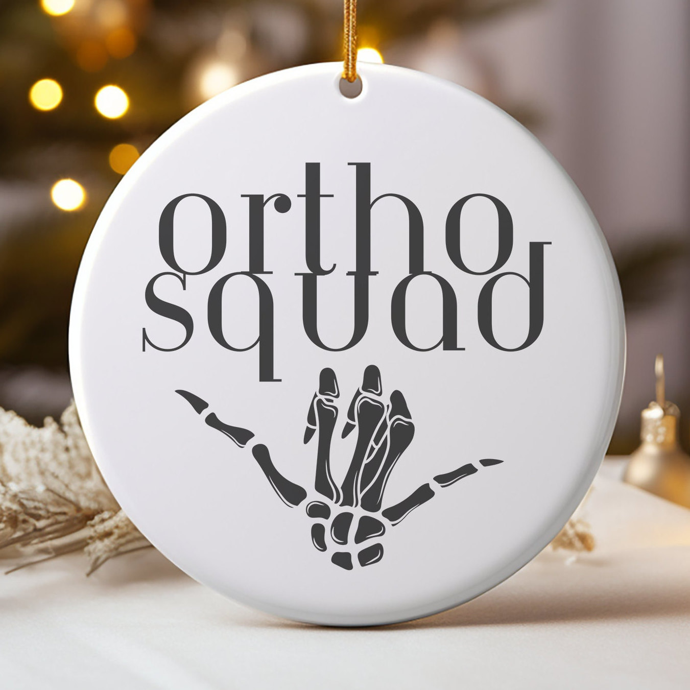 Ortho Squad Ornament, Ortho Squad, Ortho Squad Christmas, Orthopedics Gifts, Orthopedist Gift ...