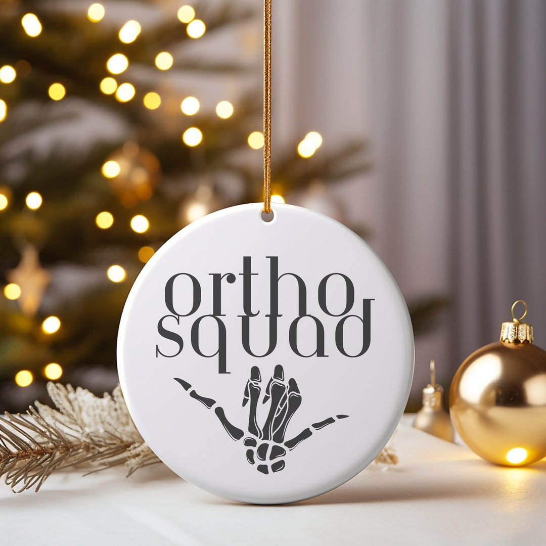 Ortho Squad Ornament, Ortho Squad, Ortho Squad Christmas, Orthopedics ...