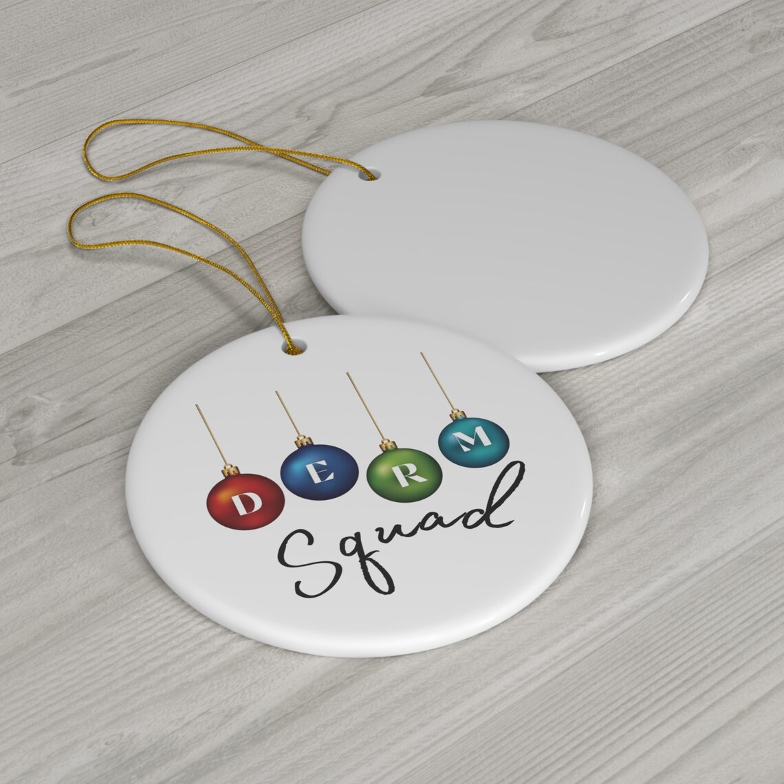 Derm Squad Ornament, Dermatology Team, Dermatology Ornament ...