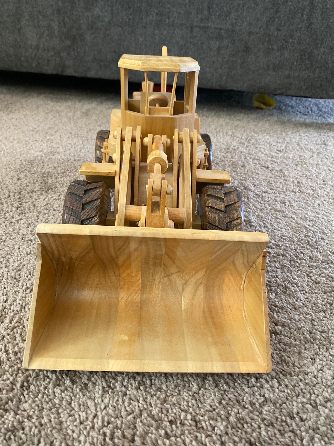 Hand Crafted, Wood Caterpillar Loader - Etsy