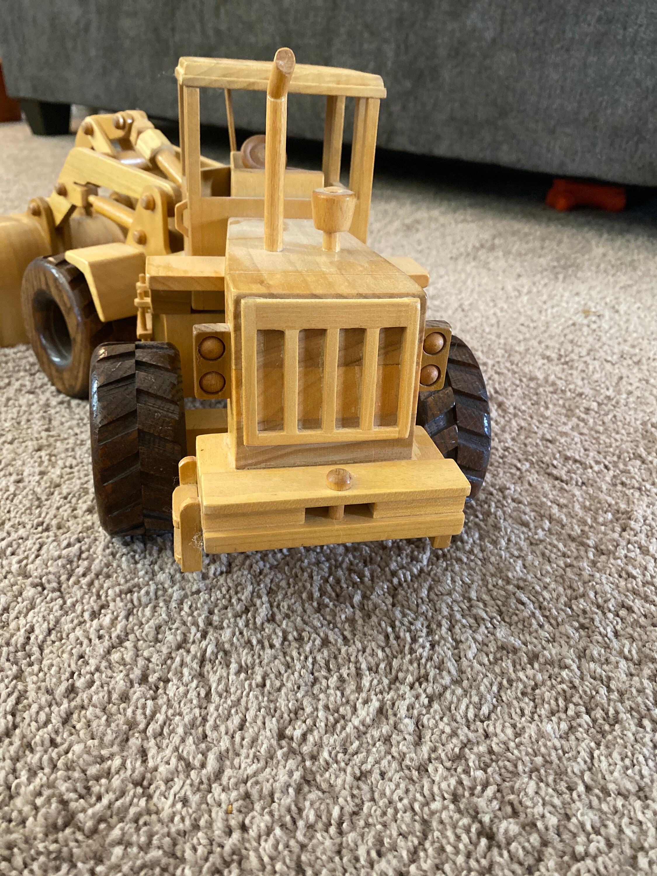 Hand Crafted, Wood Caterpillar Loader - Etsy