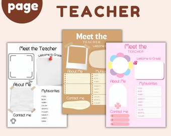 Meet the Teacher Newsletter Templates - Powerpoint - Friendship ...