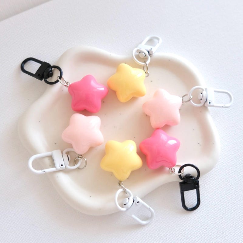 Star Keychain - Etsy