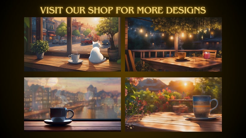 Good Night Kitty Cat Cute Animated Desktop Background Video for Vtuber ...