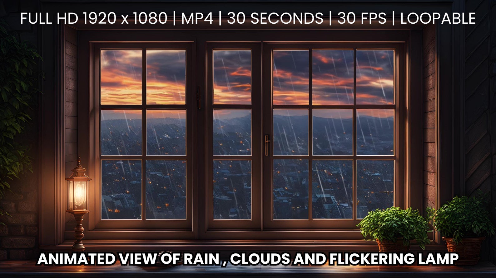 Look Out the Magic Window Collection PLUS Canva Template of Animated Window With No Background ...