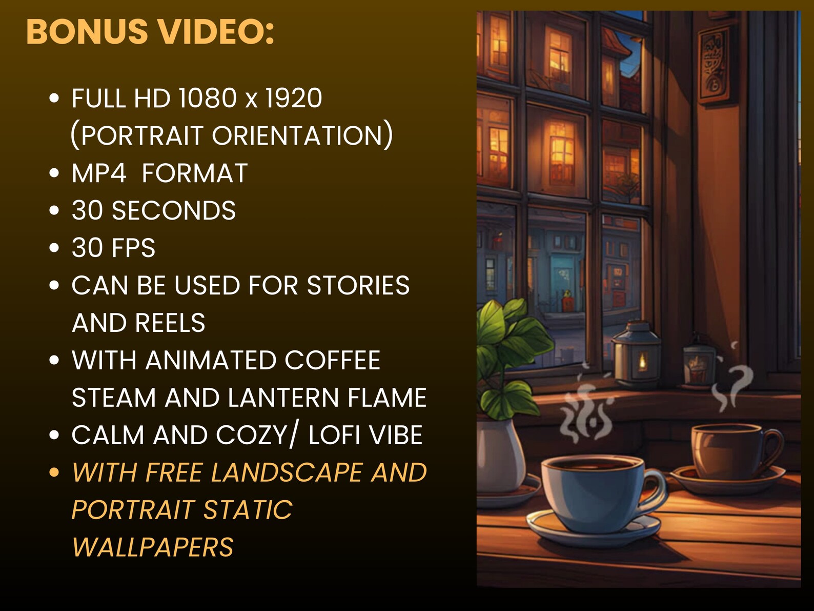 Cozy Neighborhood Coffee Shop Animated Desktop Background Video for ...