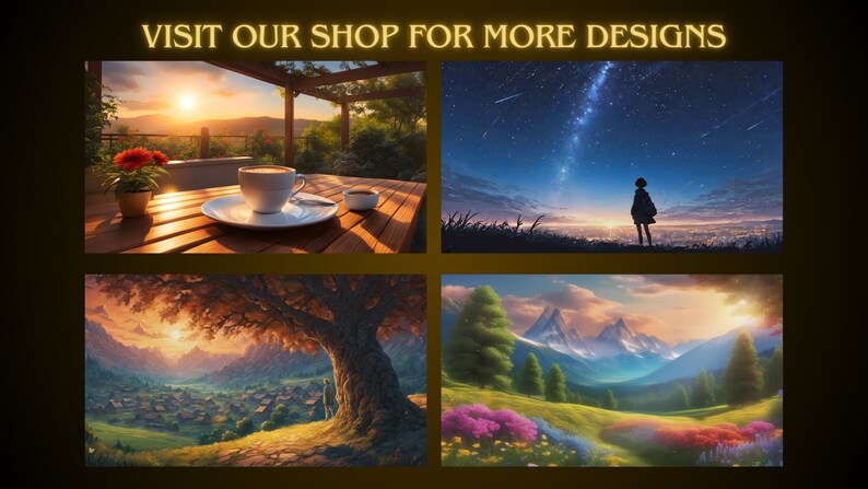 Good Night Kitty Cat Cute Animated Desktop Background Video for Vtuber ...