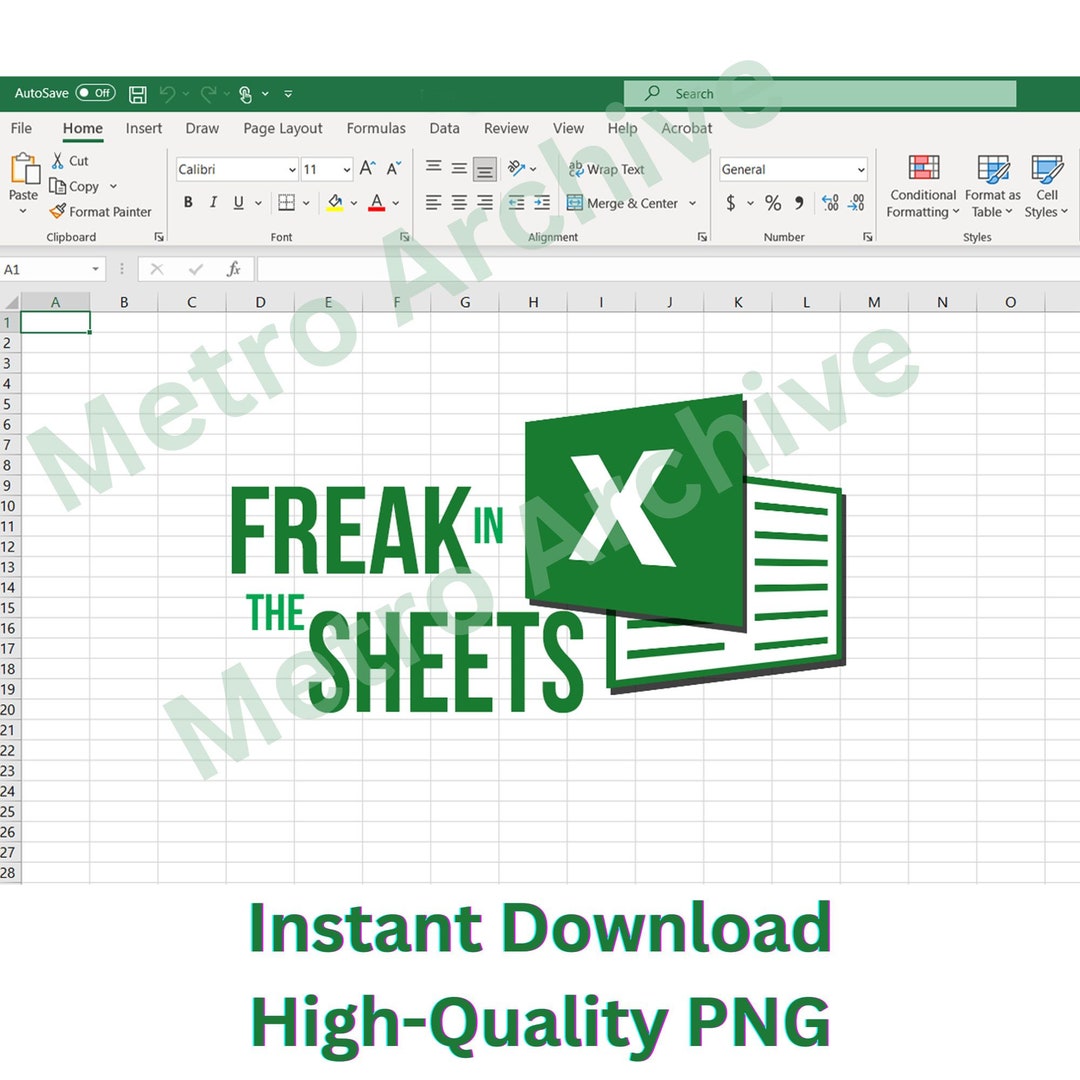 Freak in the Sheets Excel PNG, Clipart Graphic Design, Digital Download ...