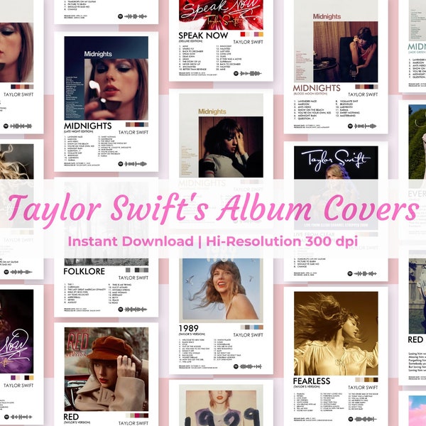 Taylor Album Wall Art - Etsy