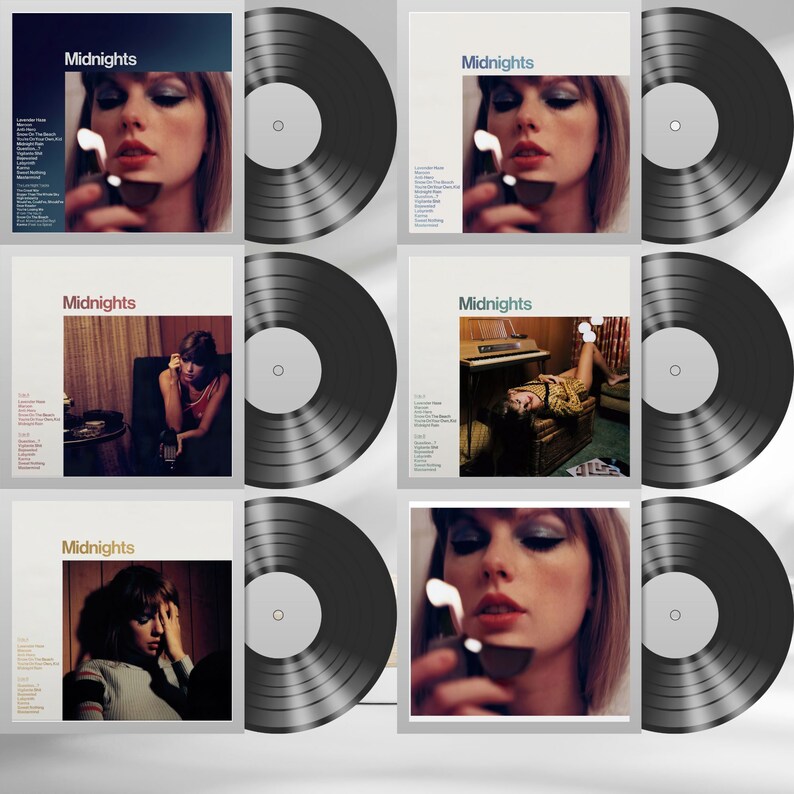 Taylor Swift Album Covers SVG and PNG Bundle, Taylor Swift Albums ...