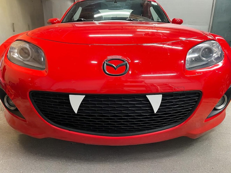 NC Mazda Miata Vampire Fang / Teeth (fits in Grill of NC2 2009-2012 MX5 ...