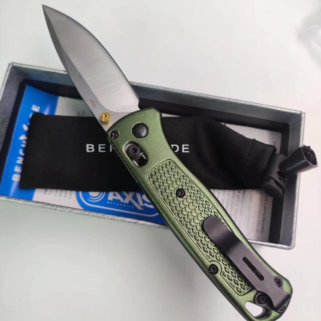 Benchmade Bugout 535 CPM-S30V Blade Green Aluminum Handle - Etsy