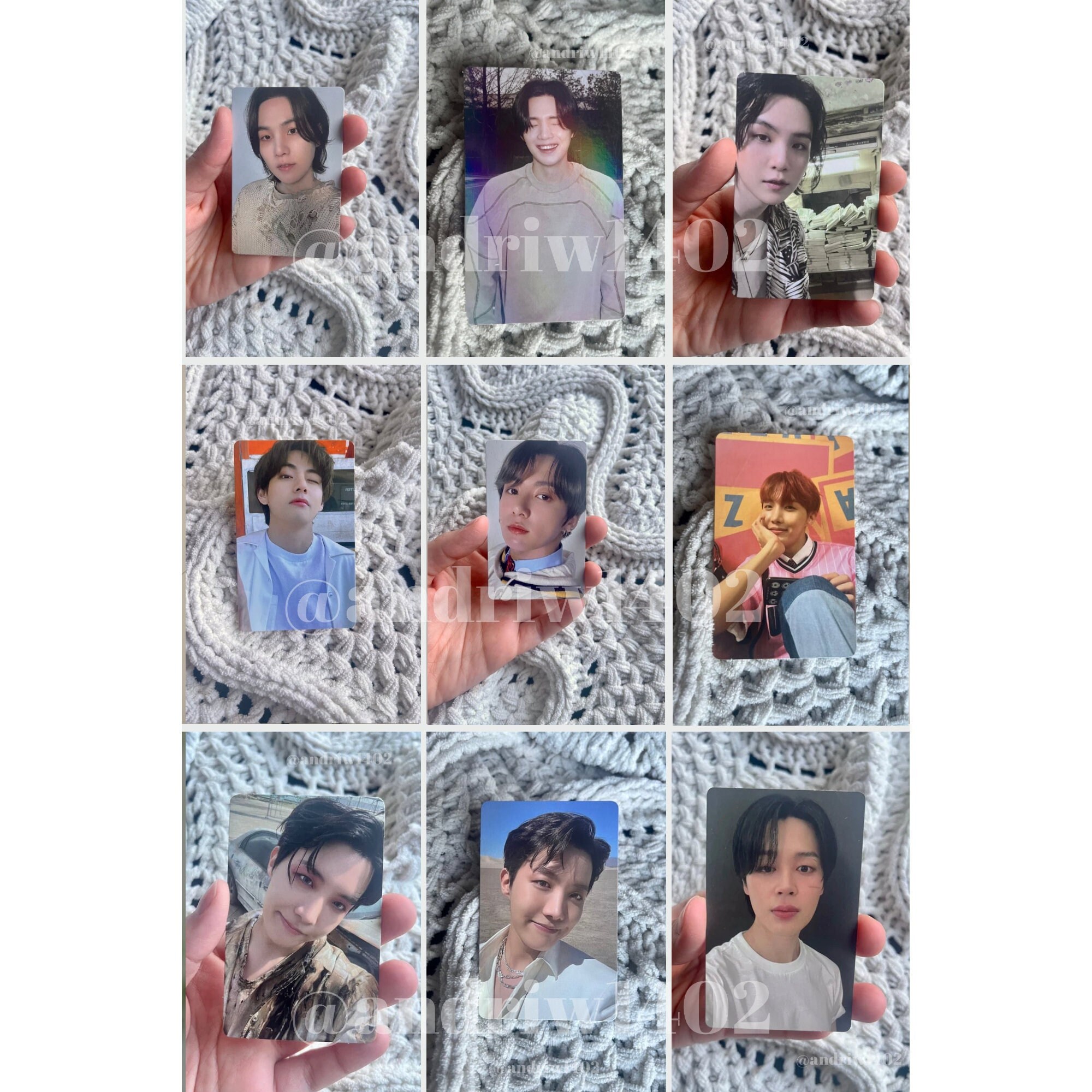 BTS Official Photocards - Etsy