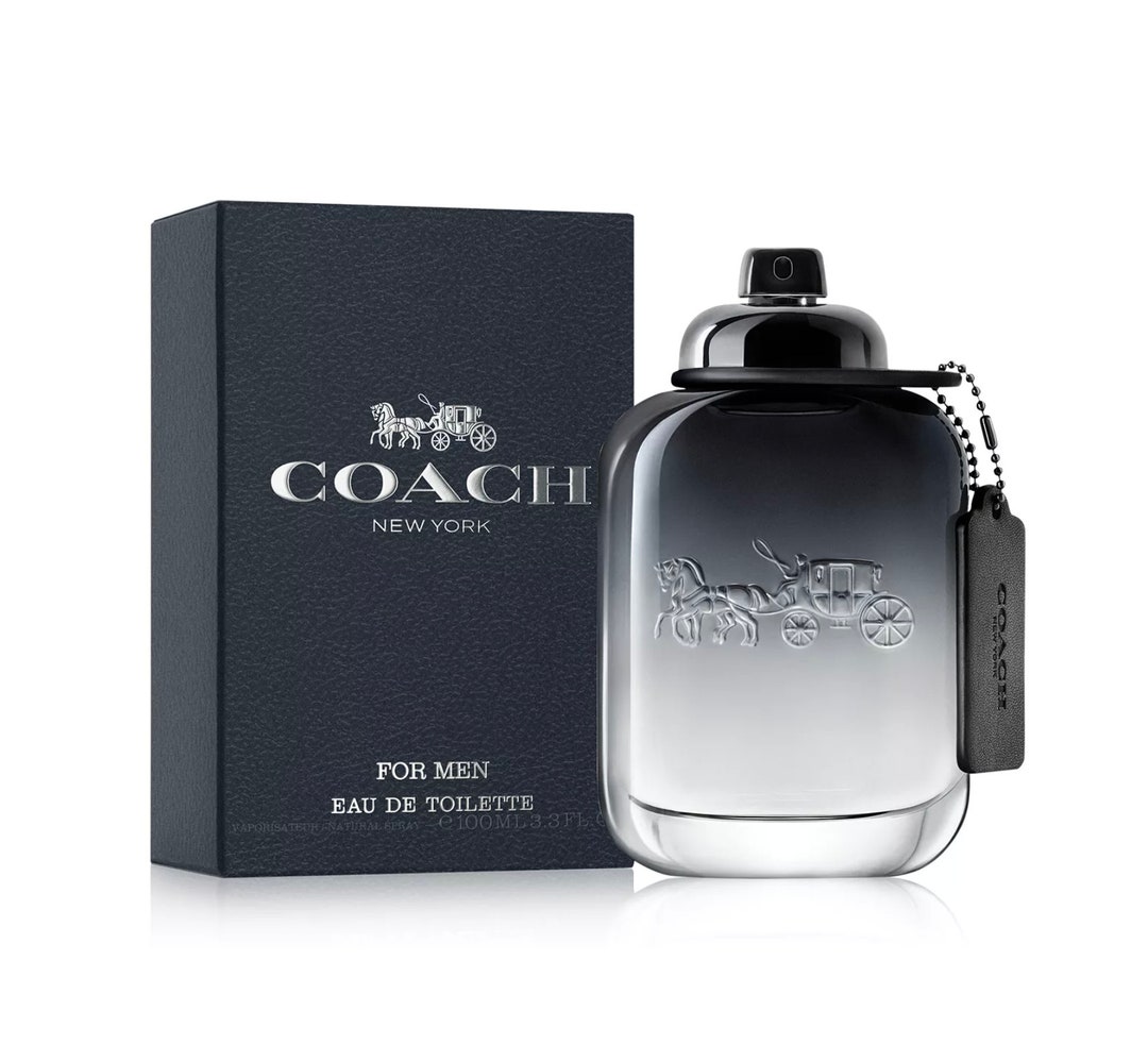 Coach Black for Men Colgone 3.3 Ounces Coach New York - Etsy