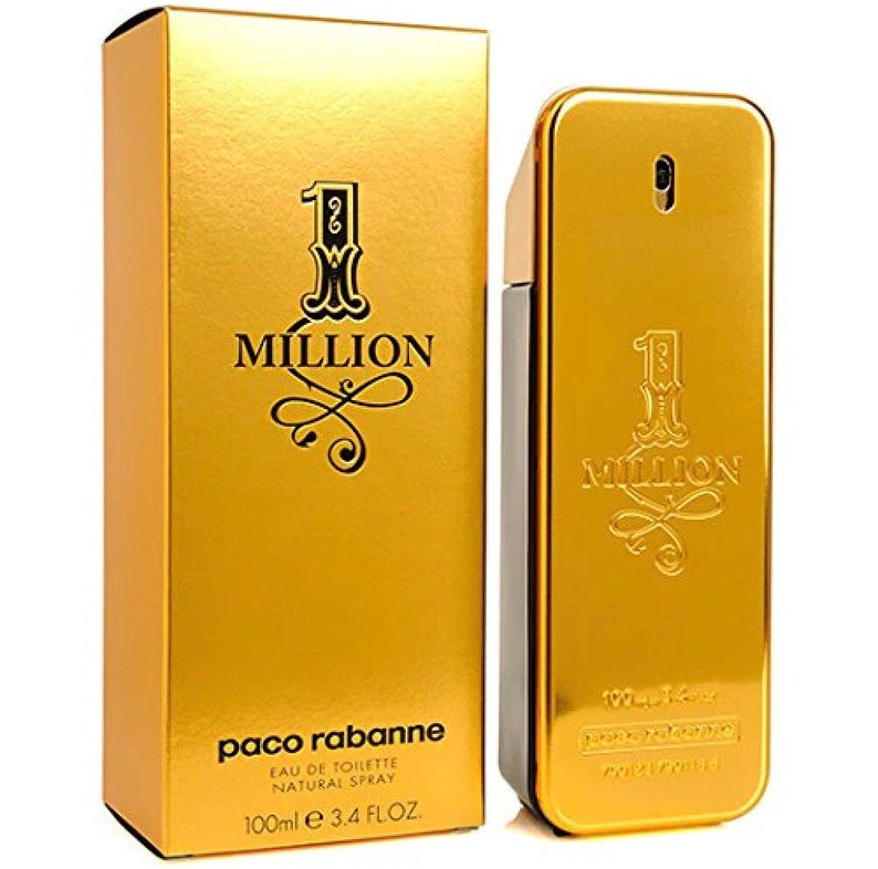 1 Million by Paco Rabanne Mens Cologne 3.4 Oz One Million Eau - Etsy
